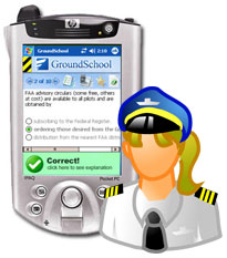 GroundSchool FAA Written Test Preparation Software for PocketPC