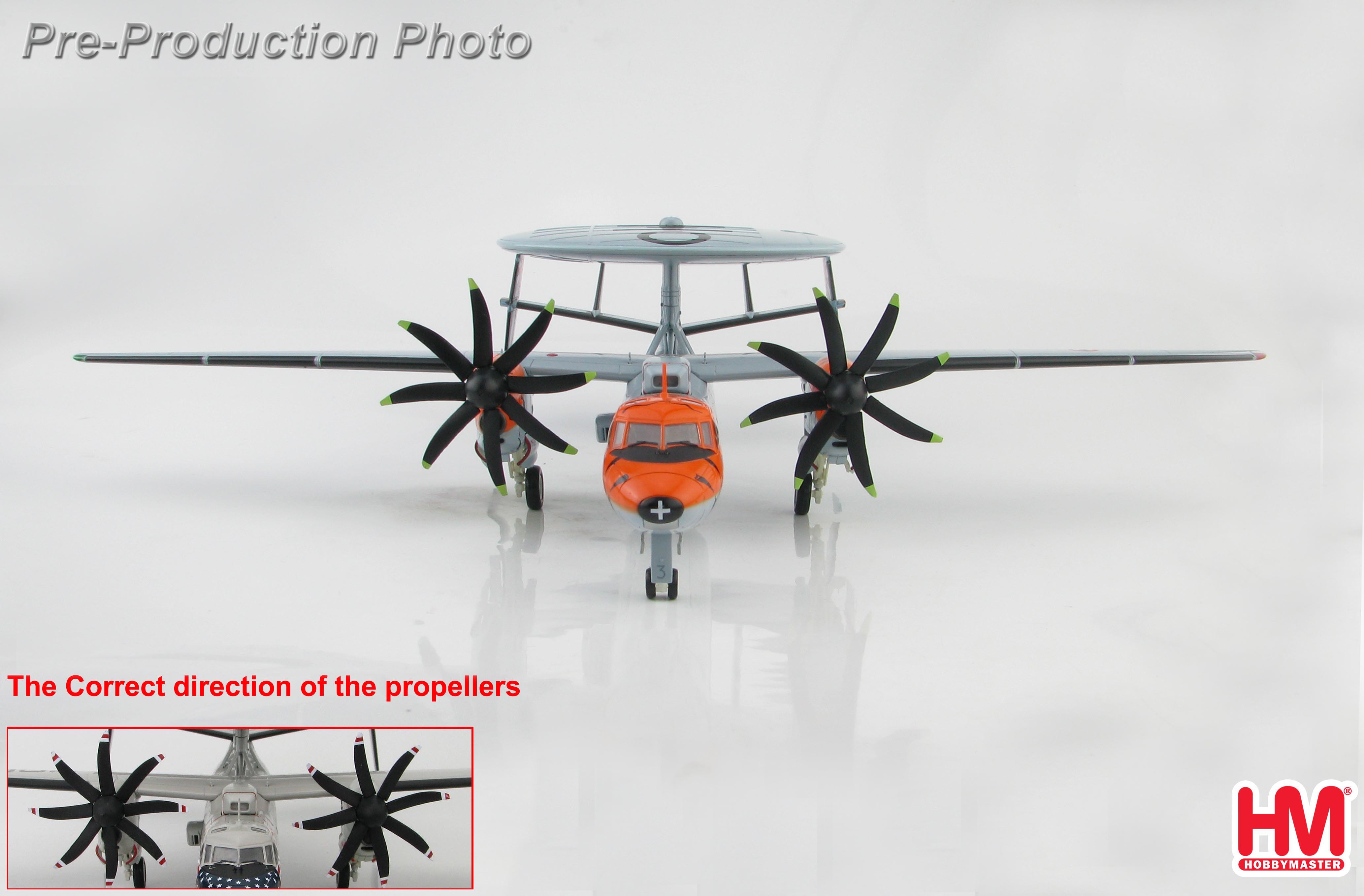 The propeller blades in these Pre-pro
